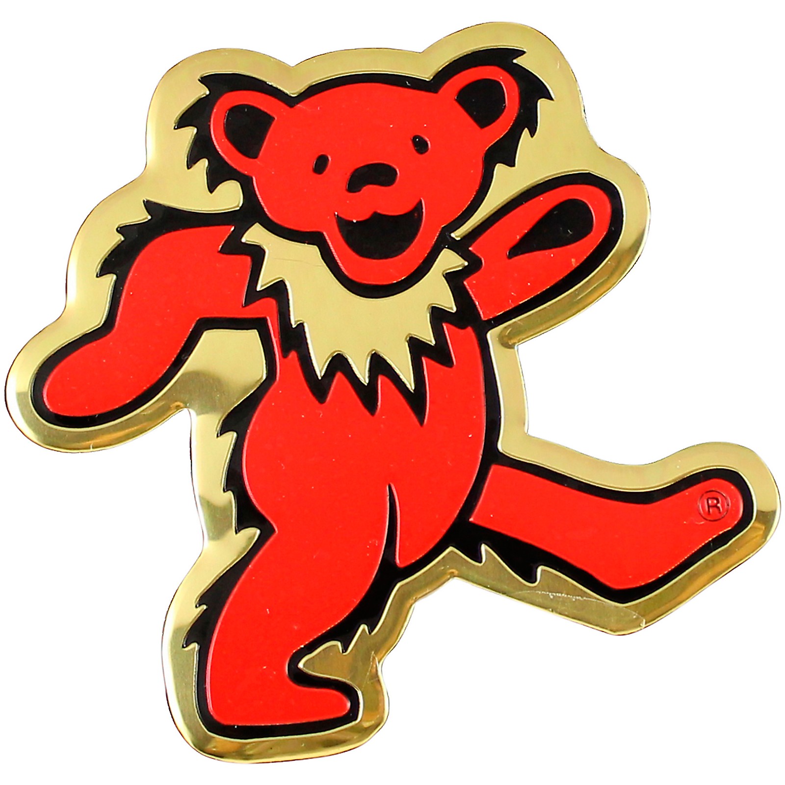 C&D Visionary Grateful Dead Bear Heavy Metal Sticker | Guitar Center
