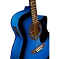 Rogue RA-090 Concert Cutaway Acoustic-Electric Guitar Blue Burst ...