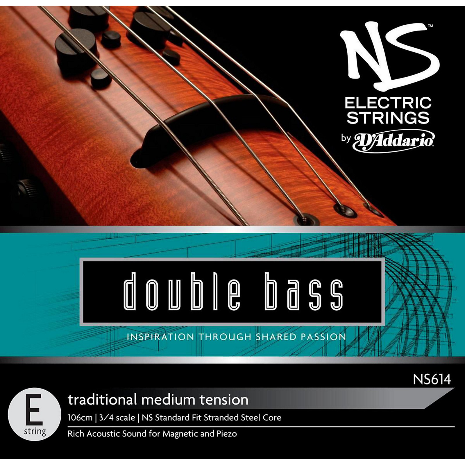 D'Addario NS Electric Traditional Bass E String | Guitar Center