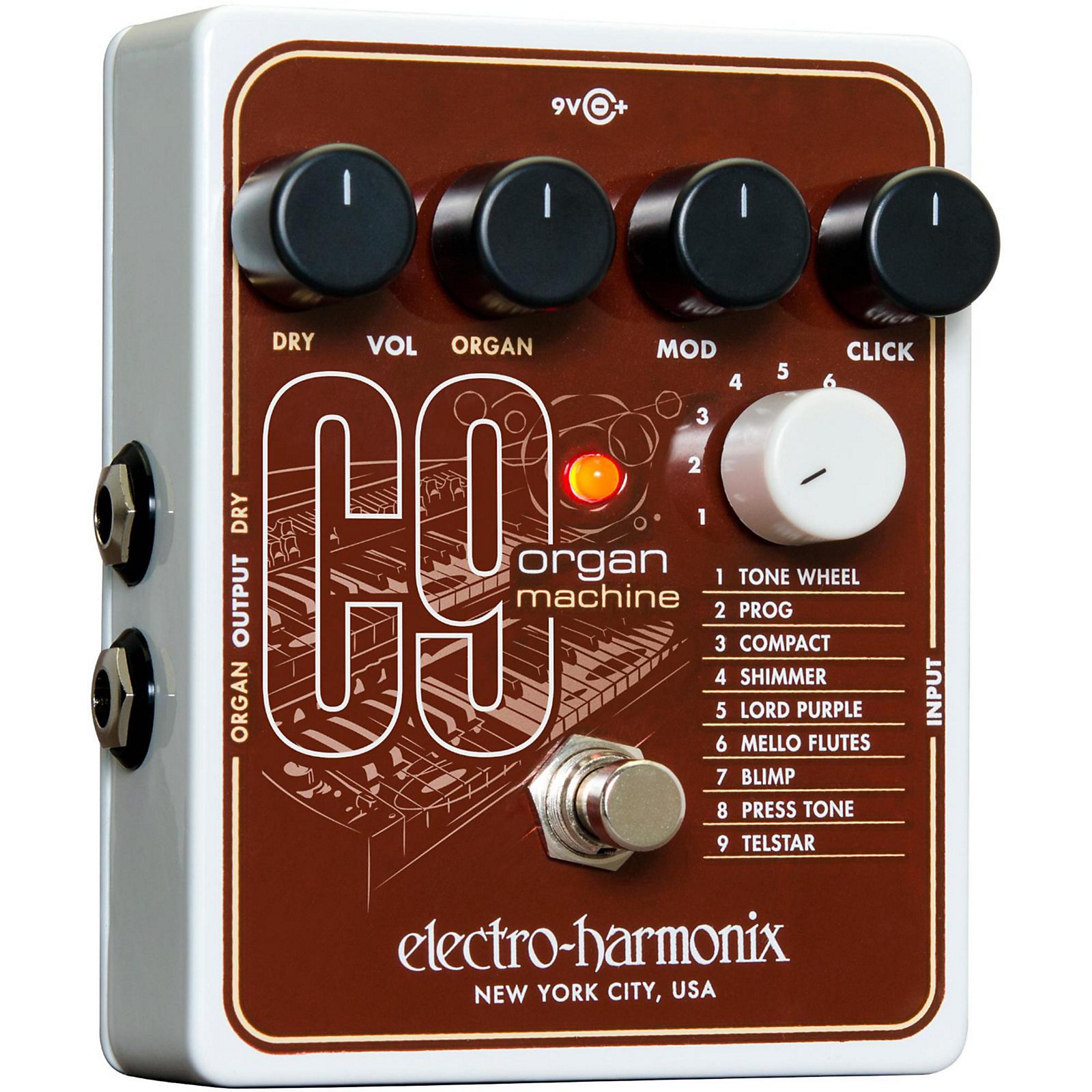 Electro Harmonix C9 Organ Machine Guitar Effects Pedal Guitar Center