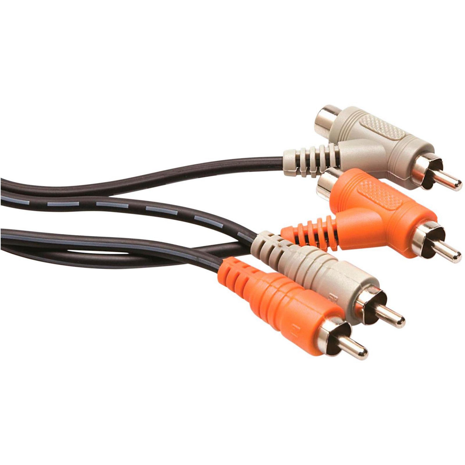 Hosa CRA-201PB Dual RCA to RCA Cable Black 1 m | Guitar Center
