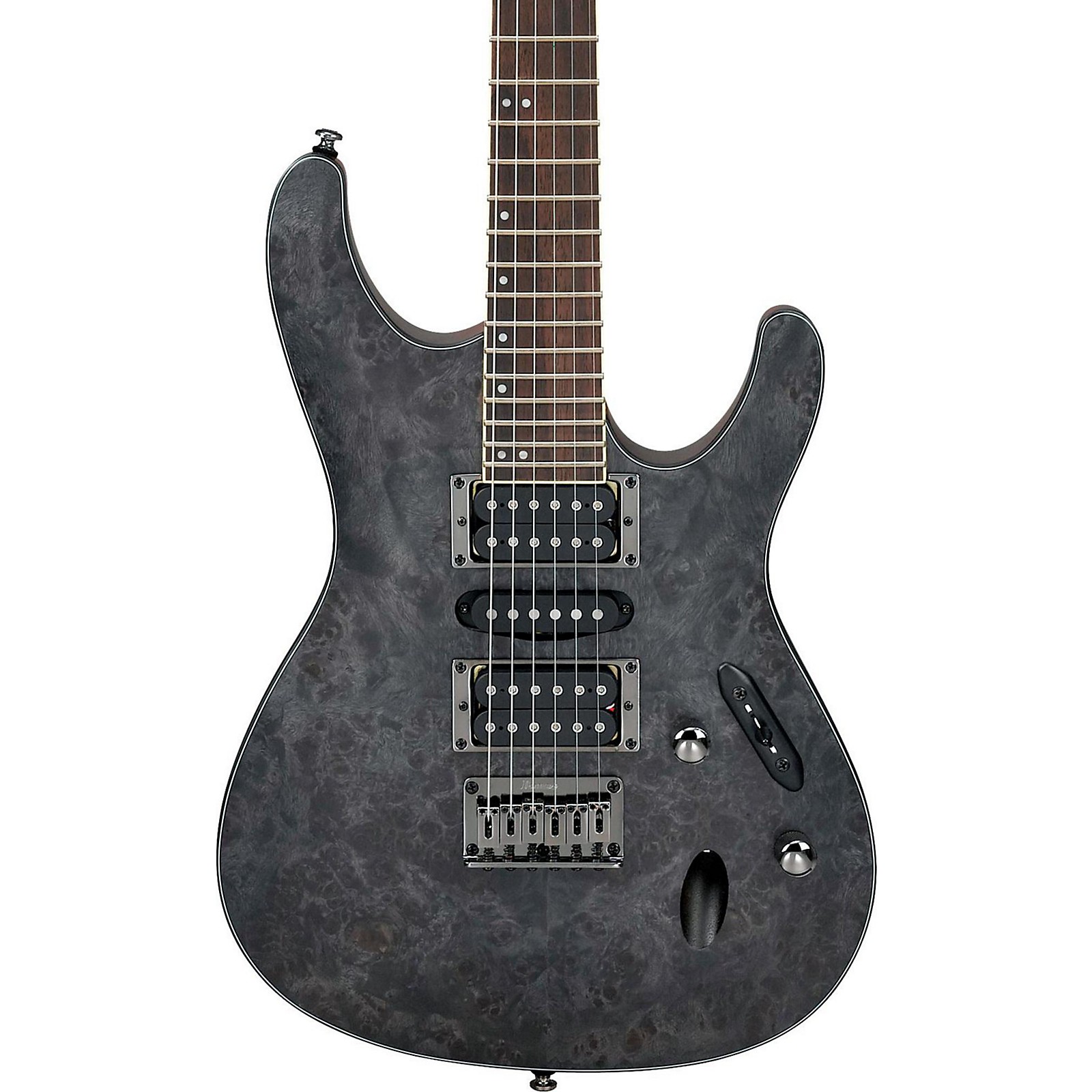 Open Box Ibanez S-Series S771PB Electric Guitar Level 1 Flat Transparent Gray | Guitar Center