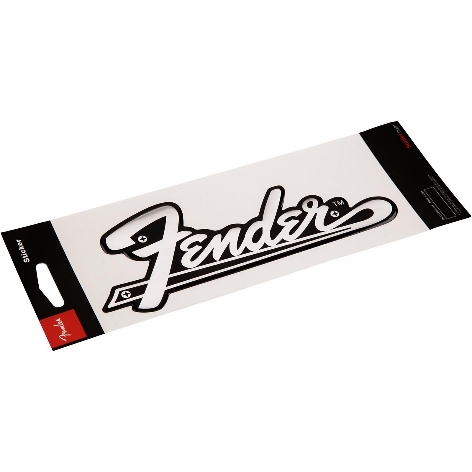 Fender Amplifier Logo 3D Sticker | Guitar Center