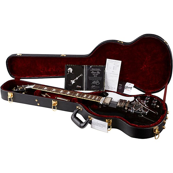 Platinum Gibson Custom 2015 Brian Ray Signature '63 SG Electric Guitar ...