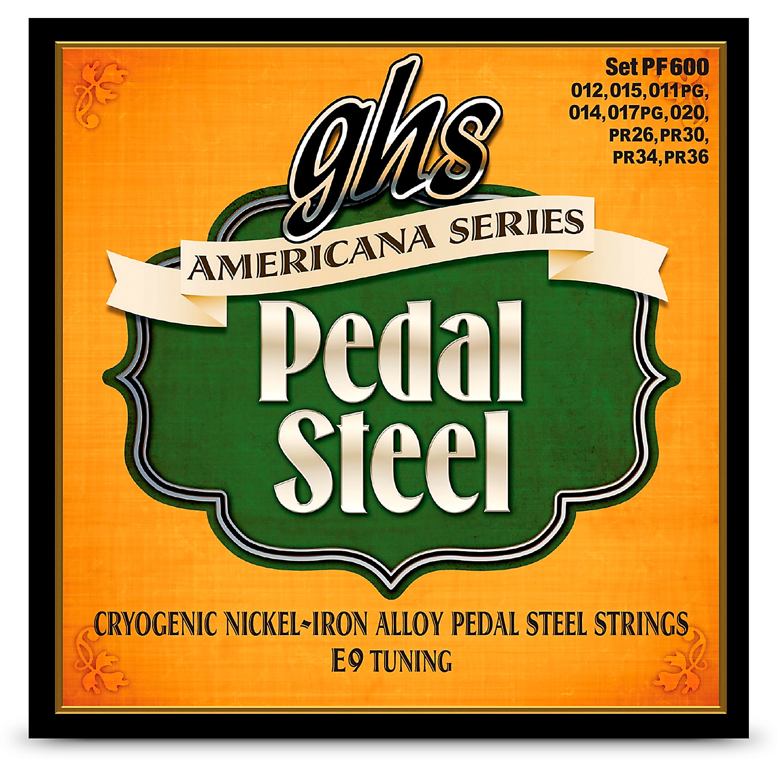 GHS Americana Pedal Steel Strings E9 Tuning (13-36) | Guitar Center