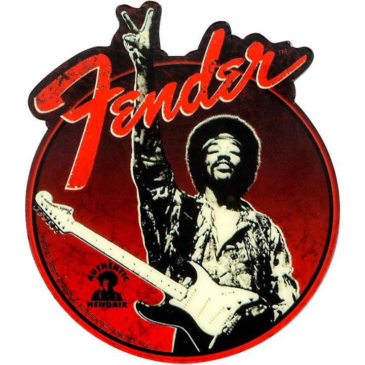 Fender Jimi Hendrix "Peace Sign" Magnet | Guitar Center