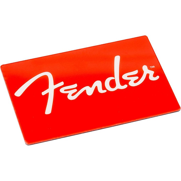 Fender Logo Magnet Red | Guitar Center