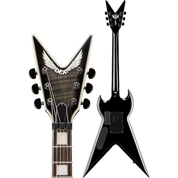 Dean Custom Run #12 SplitTail Electric Guitar Transparent Black ...