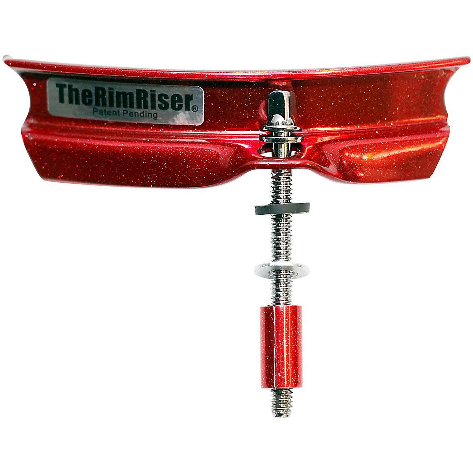 The RimRiser Cross Stick Performance Enhancer Red Sparkle | Guitar Center
