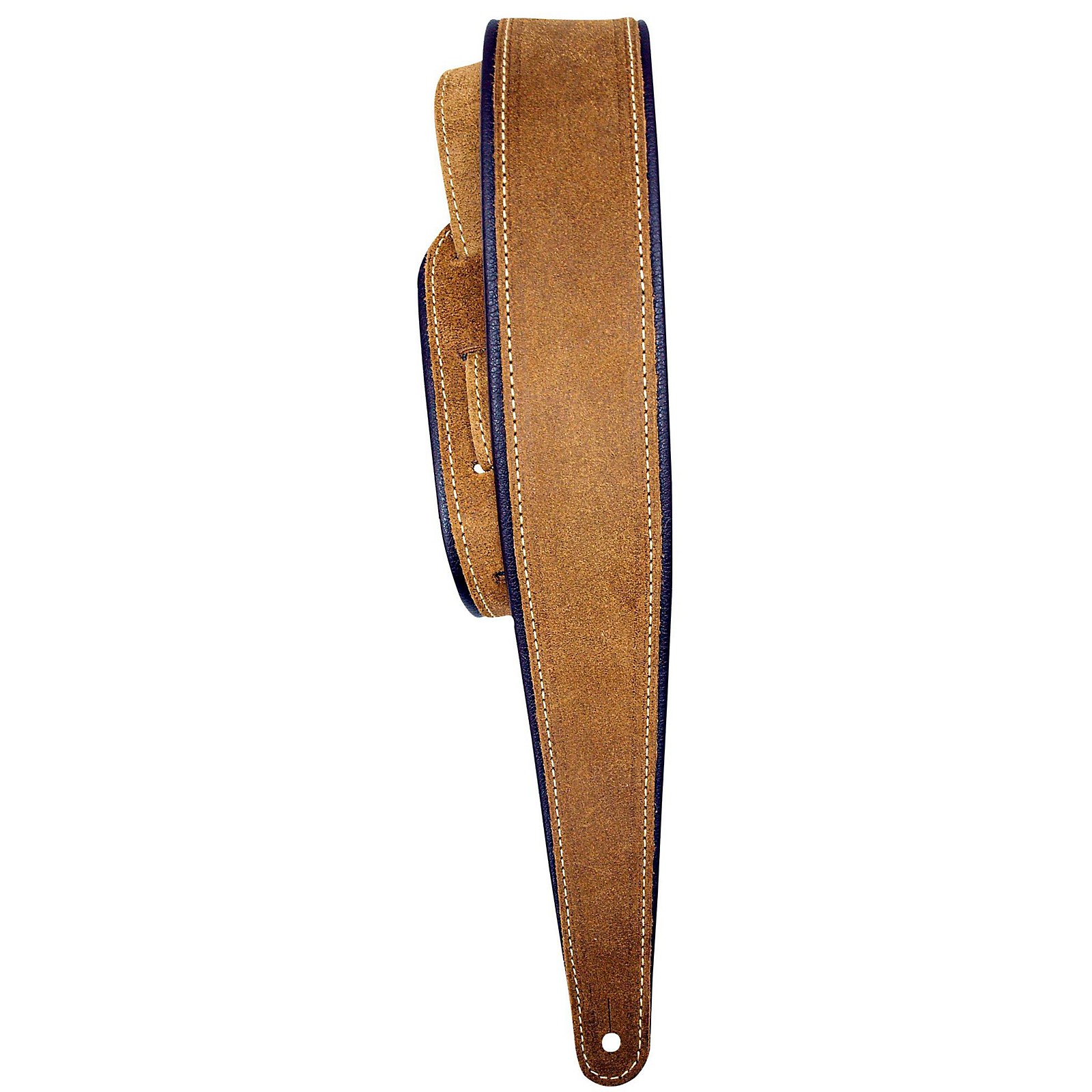 LM Products 2.5" Distressed Suede Guitar Strap with Rolled Edge ...