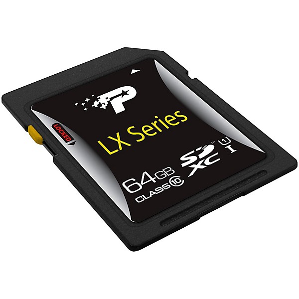 Patriot LX Series 64GB Class 10 SDXC Flash Card | Guitar Center