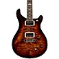 Platinum PRS McCarty Carved Flame Maple Top Bird Inlays Black Gold Wrap ...