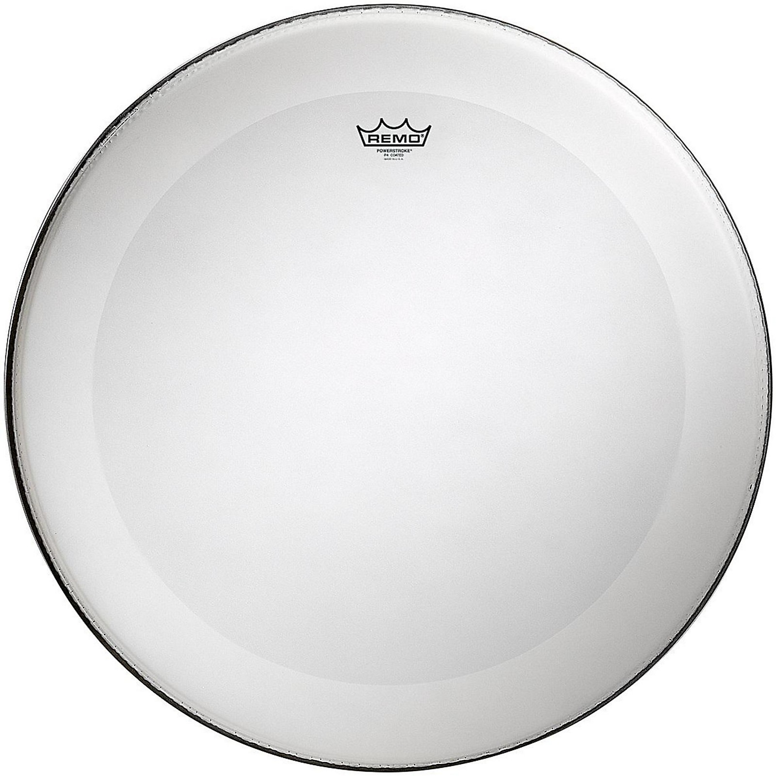 Remo Powerstroke 4 Coated Batter Bass Drum Head with Impact Patch 26 in ...