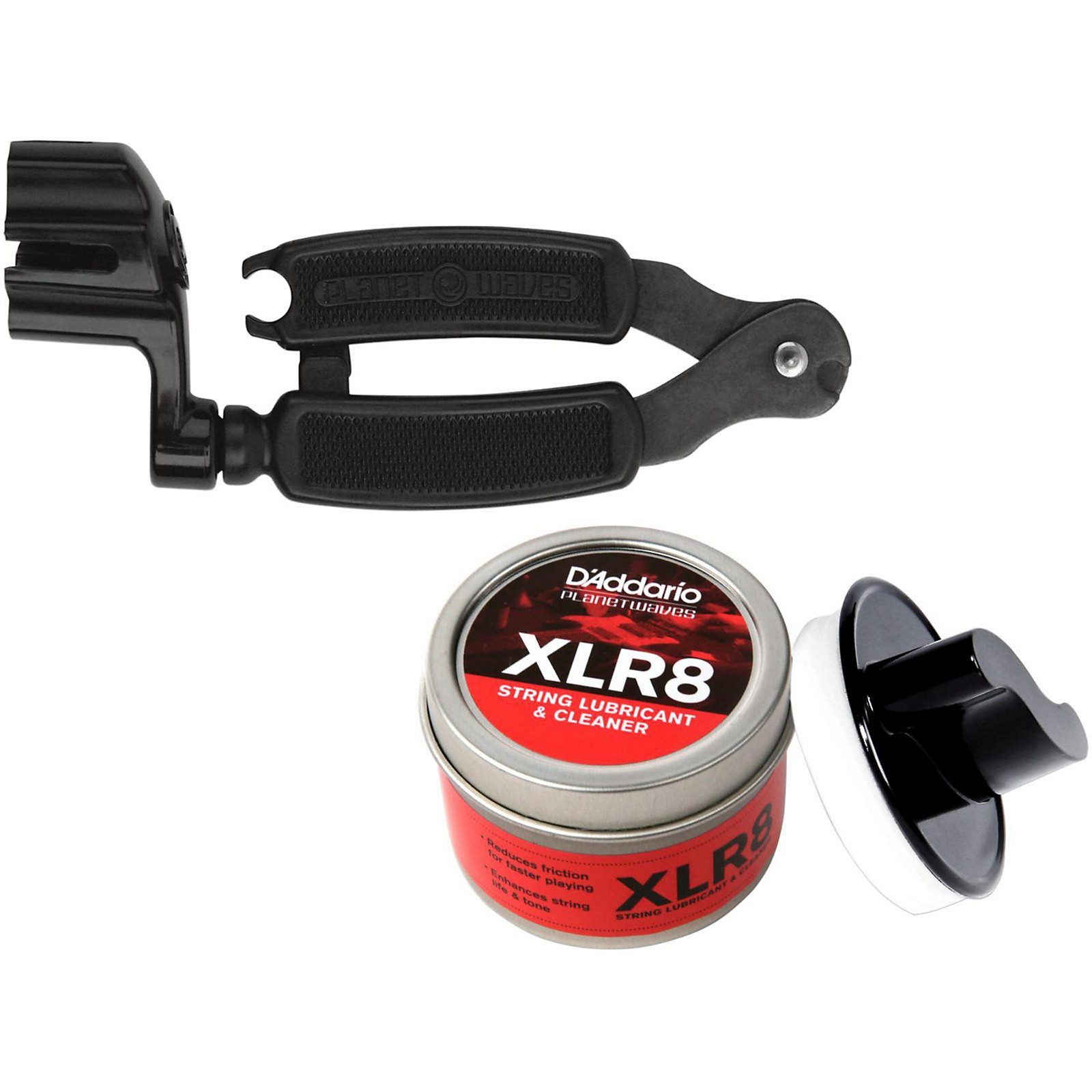 D'Addario Pro-Winder/Cutter & XLR8 String Lubricant/Cleaner Kit ...