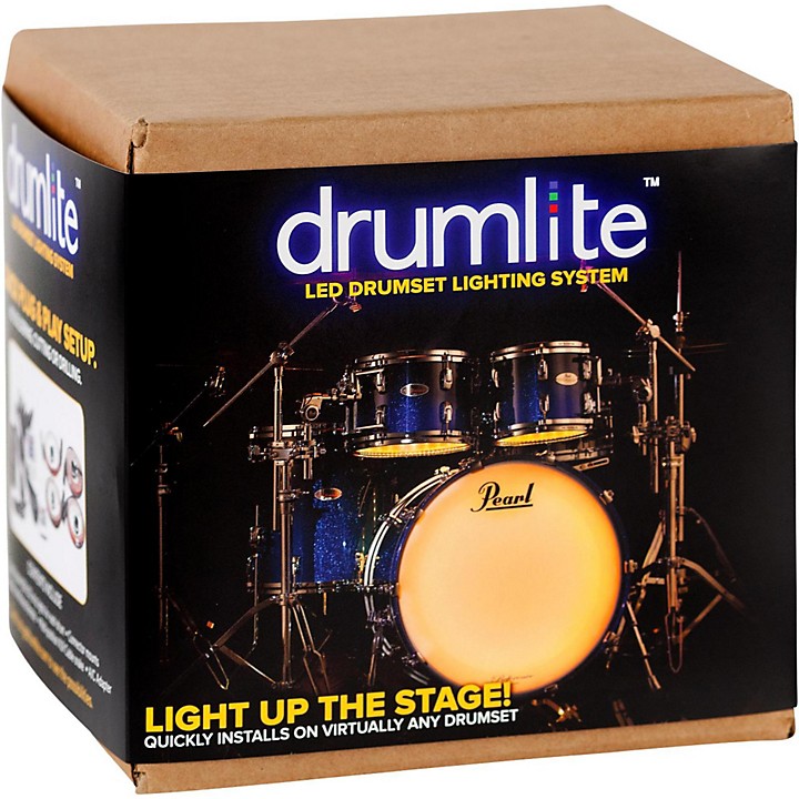 DrumLite Single LED Banded Lighting Kit for 10/12/14/16/22 Drums ...