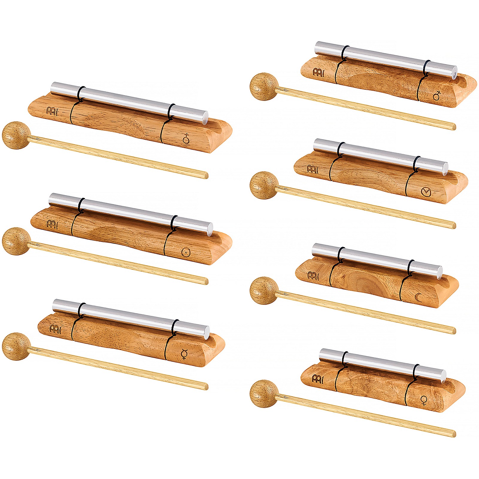 MEINL Sonic Energy 7-Piece Energy Chime Chakra Set | Guitar Center