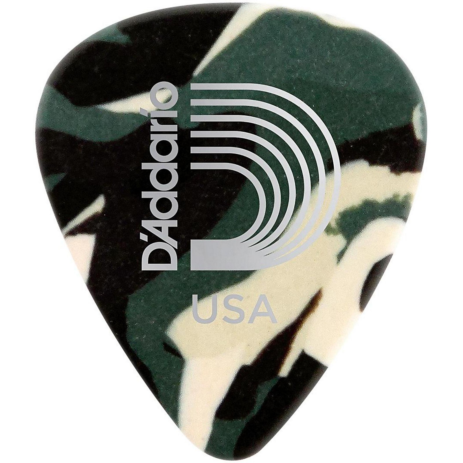D'Addario Classic Celluloid Guitar Picks - 12-Pack Medium Camouflage ...