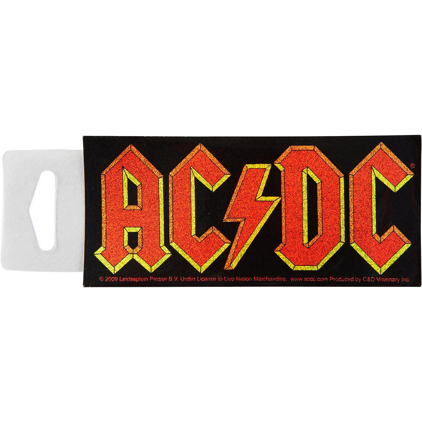 C&D Visionary AC/DC Glitter Sticker | Guitar Center