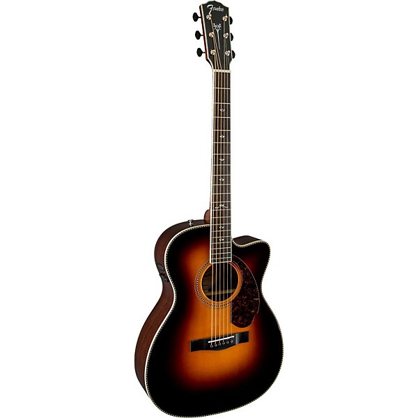 Fender Paramount Series PM-3 Deluxe Cutaway Triple-0 Acoustic-Electric ...