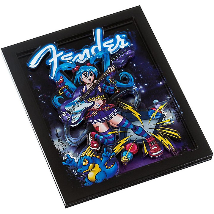 Fender Anime Rocker Magnet | Guitar Center
