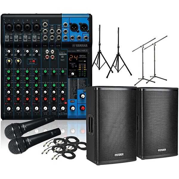 Fender Fortis F-12BT with MG10XU PA System | Guitar Center