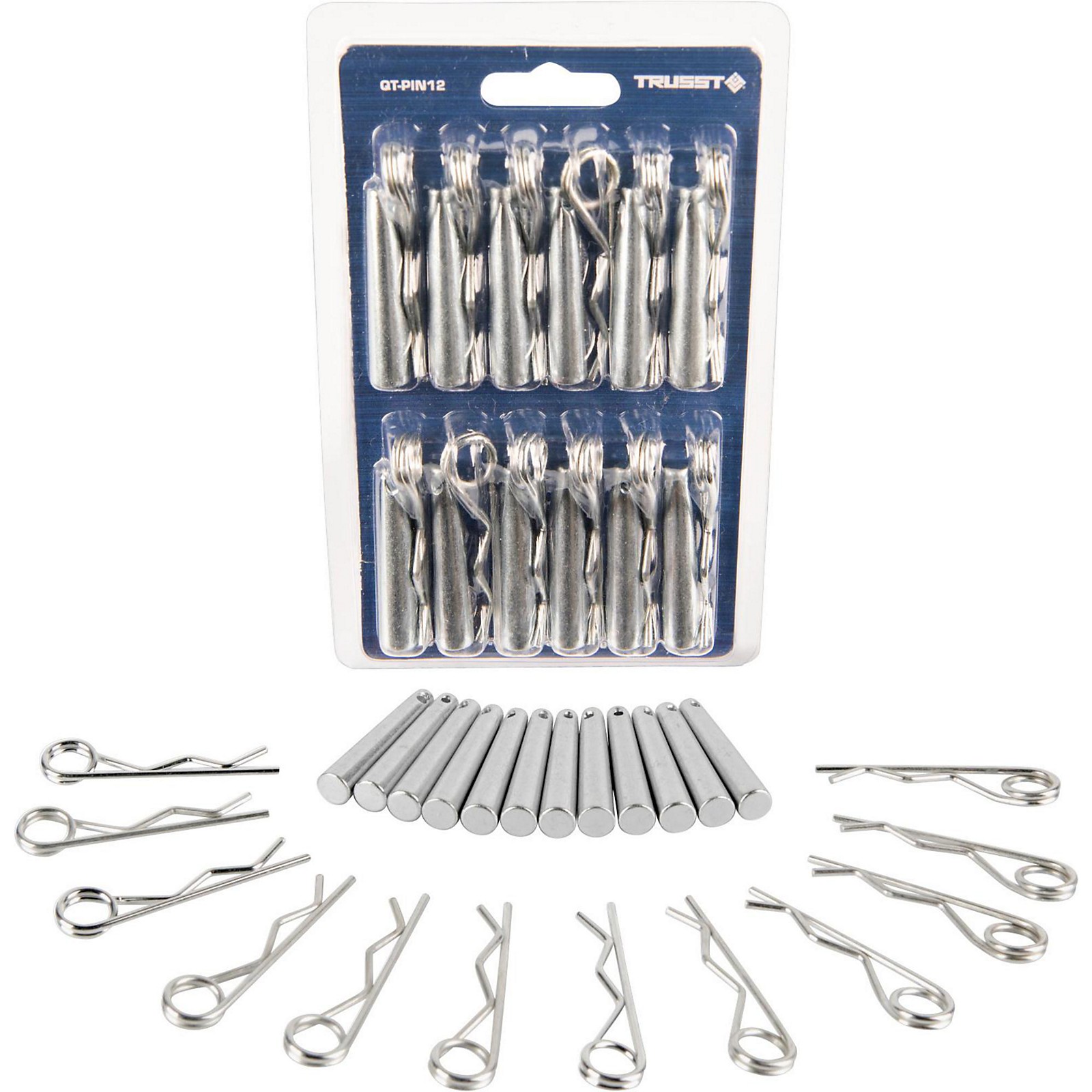 TRUSST Quick Truss Spigot Kit 12 Spigots and Pins per Set Aluminum ...