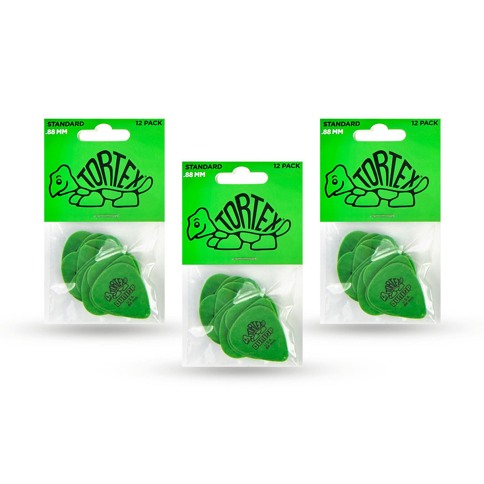 Dunlop Tortex Standard Guitar Picks .88mm 3 Dozen .88 mm Dozen | Guitar ...