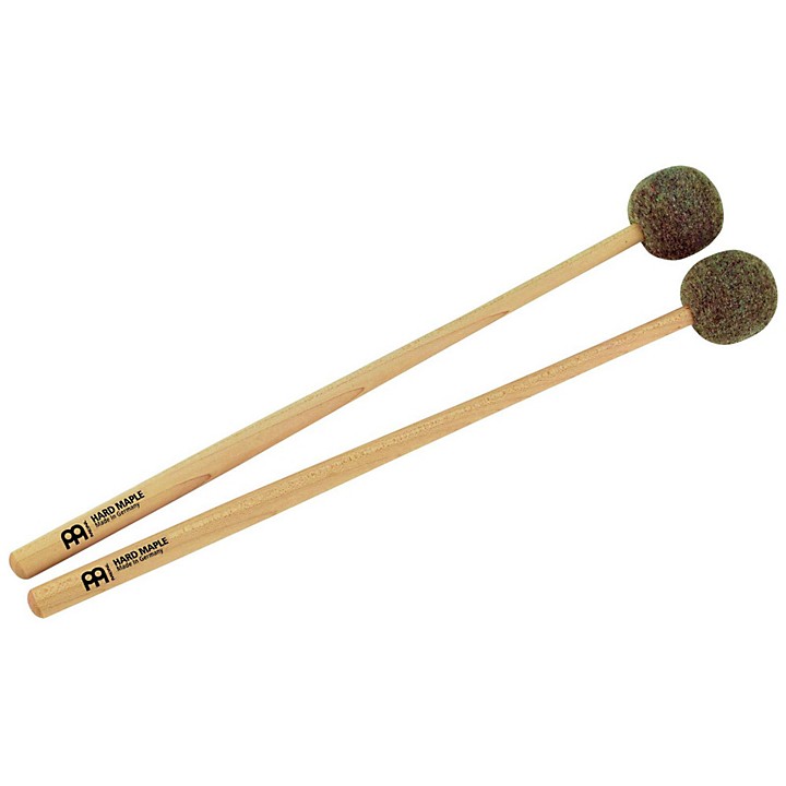 MEINL Percussion Mallet Pair with Large Felt Tips, Maple Handle ...