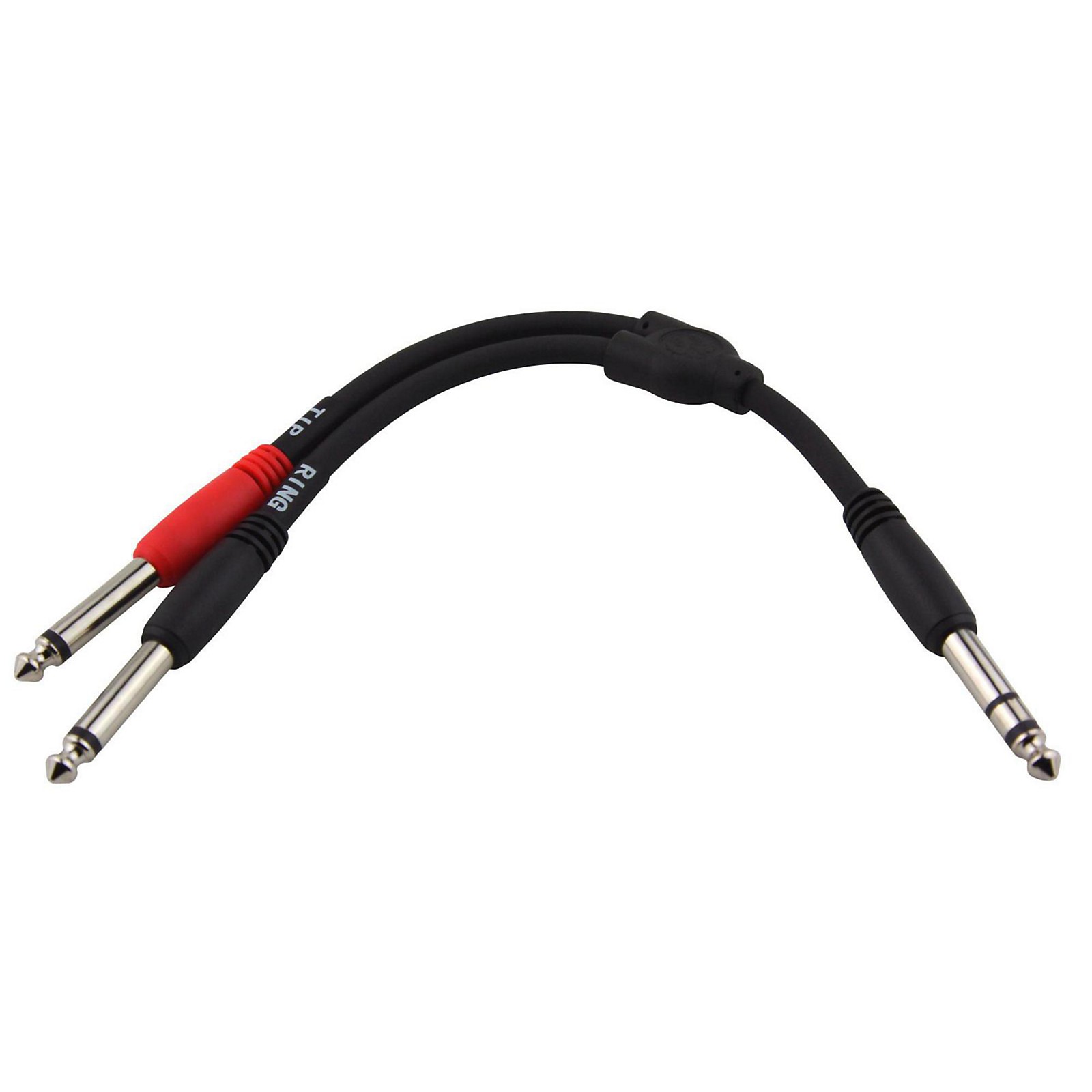 Pig Hog Y Cable Stereo 1/4"(M) to Dual Mono 1/4"(M) 6 in. | Guitar Center
