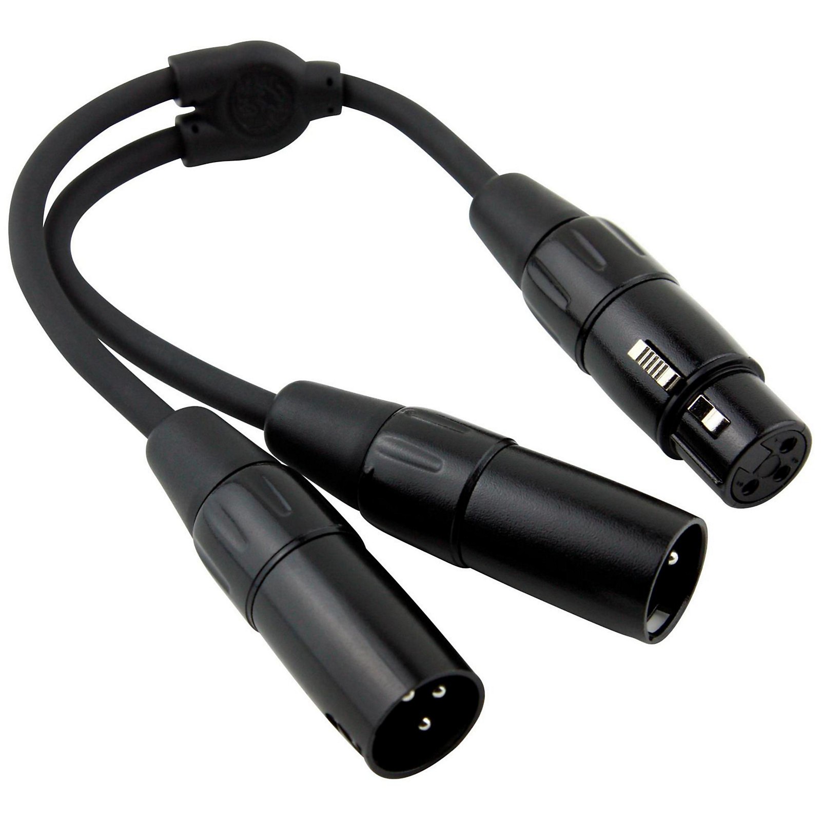 Pig Hog Y Cable XLR(F) to Dual XLR(M) 6 in. | Guitar Center