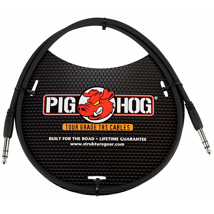 Pig Hog Instrument Cable 1/4" TRS to 1/4" TRS 3 ft. | Guitar Center