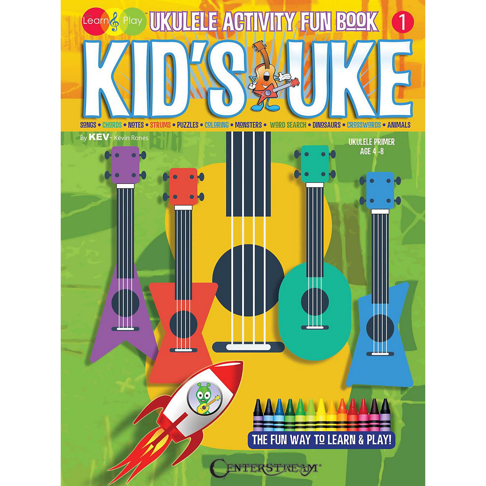 Centerstream Publishing Kid's Uke - Ukulele Activity Fun Book | Guitar ...