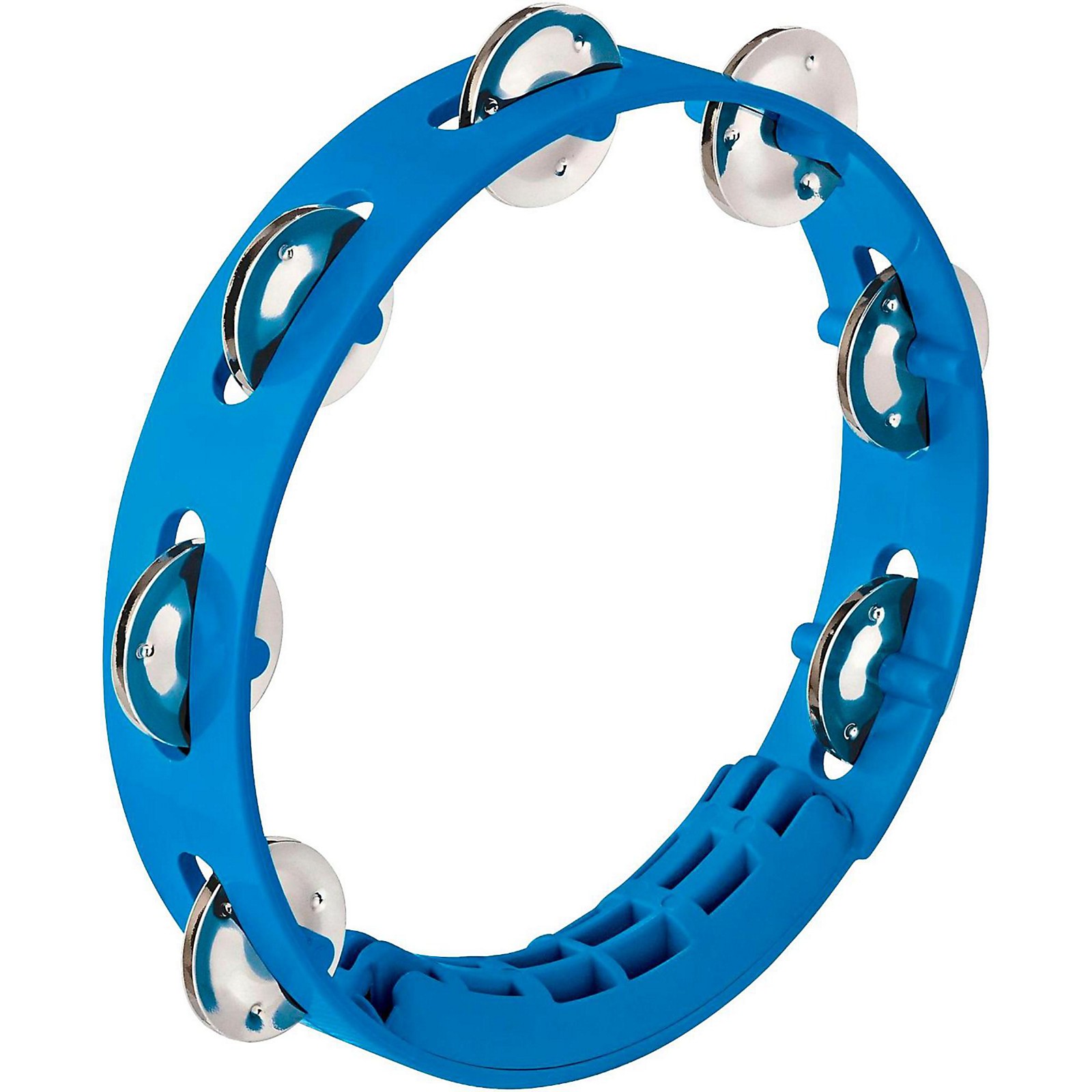 Nino Compact ABS Plastic Handheld Tambourine 8 in. Sky Blue | Guitar Center