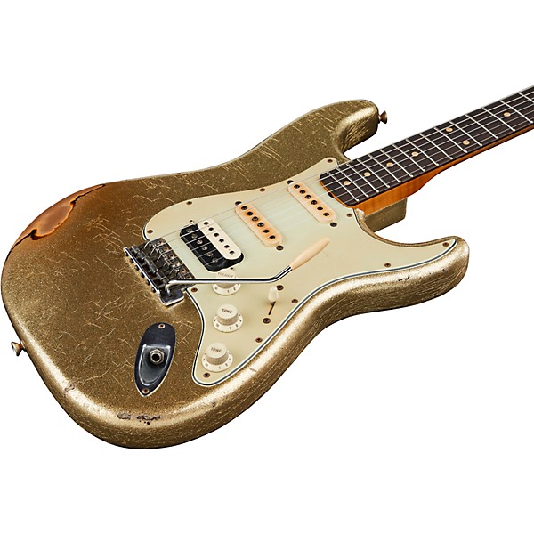 Platinum Fender Custom Shop 1962 Heavy Relic Stratocaster HSS Rosewood ...