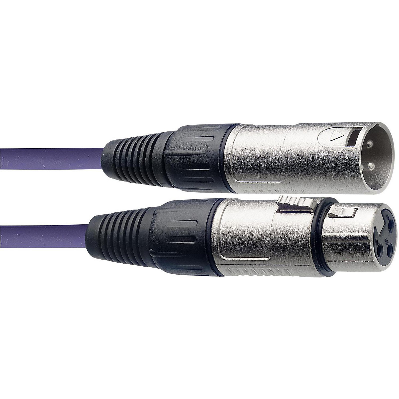 Stagg XLR Microphone Cable 20' - Assorted Colors Purple | Guitar Center