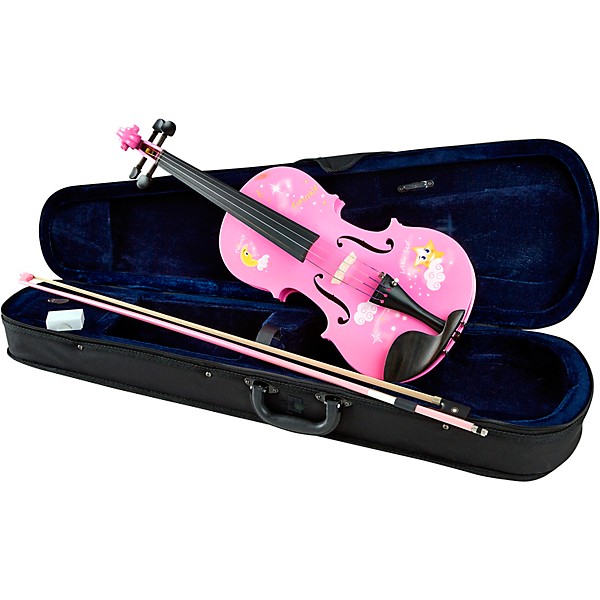 Rozanna's Violins Twinkle Star Pink Glitter Series Violin Outfit 4/4 ...