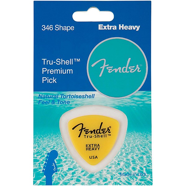 Fender Tru-Shell 346 Guitar Pick Extra Heavy 1 | Guitar Center