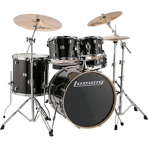 Open Box Ludwig Element Evolution 5-piece Drum Set with 22" Bass Drum ...