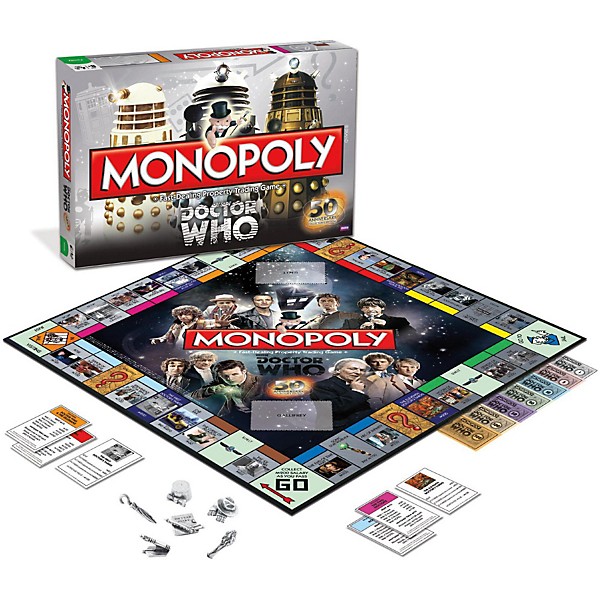 USAOPOLY MONOPOLY:Doctor Who 50th Anniversary Collector's Edition ...