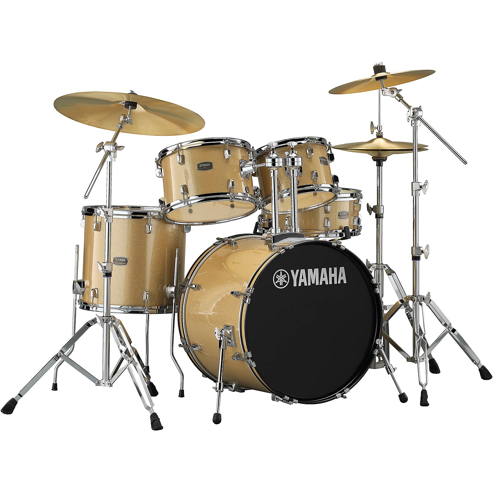 Yamaha Rydeen 5-Piece Shell Pack With 20" Bass Drum Champagne Glitter ...
