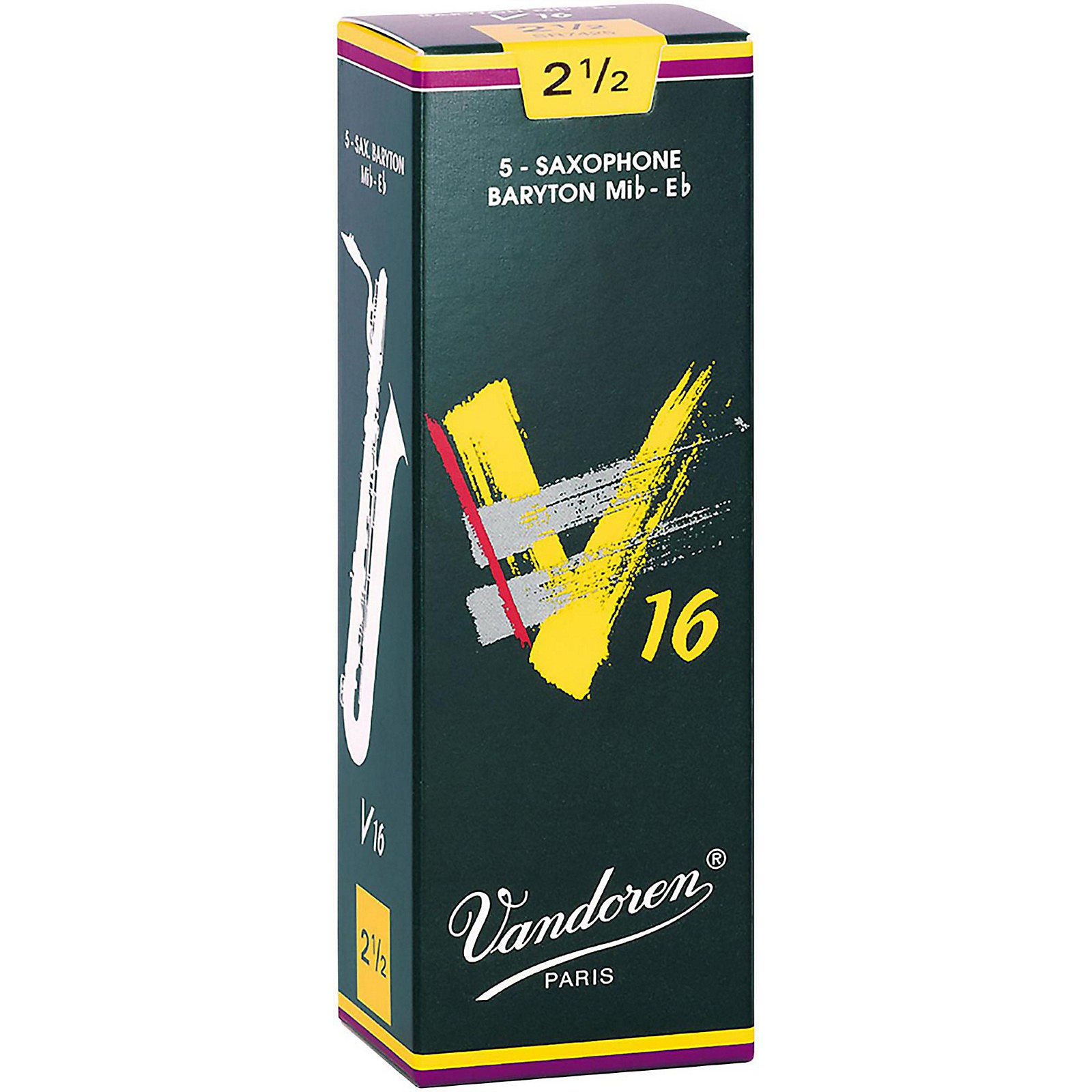 Vandoren Baritone Saxophone V16 Reeds Box of 5 2.5 | Guitar Center