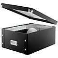 Vaultz Snap-N-Store CD Doublewide Storage Box Black | Guitar Center