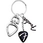 Fender 3-Piece F Logo Keychain with Clip - Chrome | Guitar Center