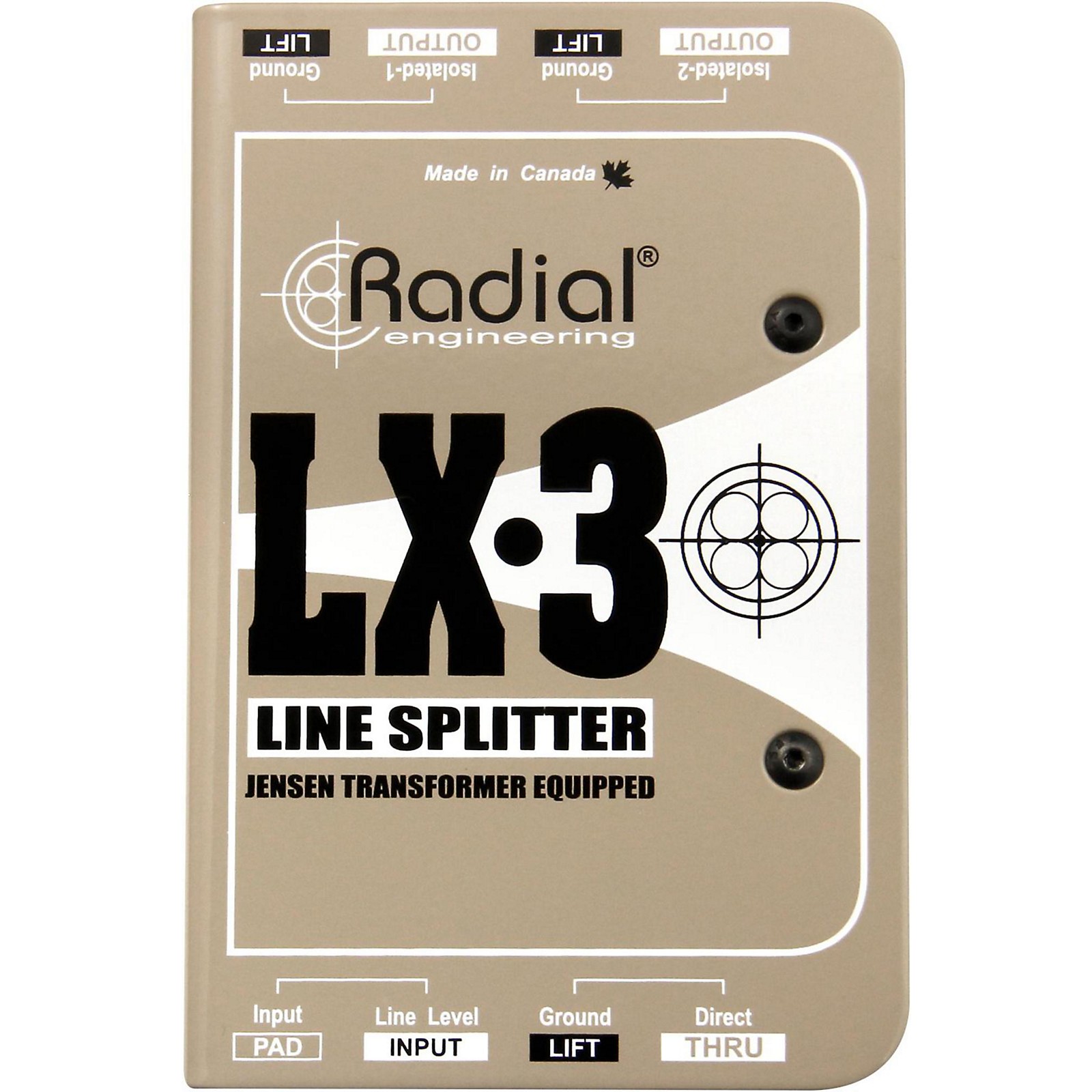 Radial Engineering LX-3 Passive 3 Channel Line Splitter | Guitar Center