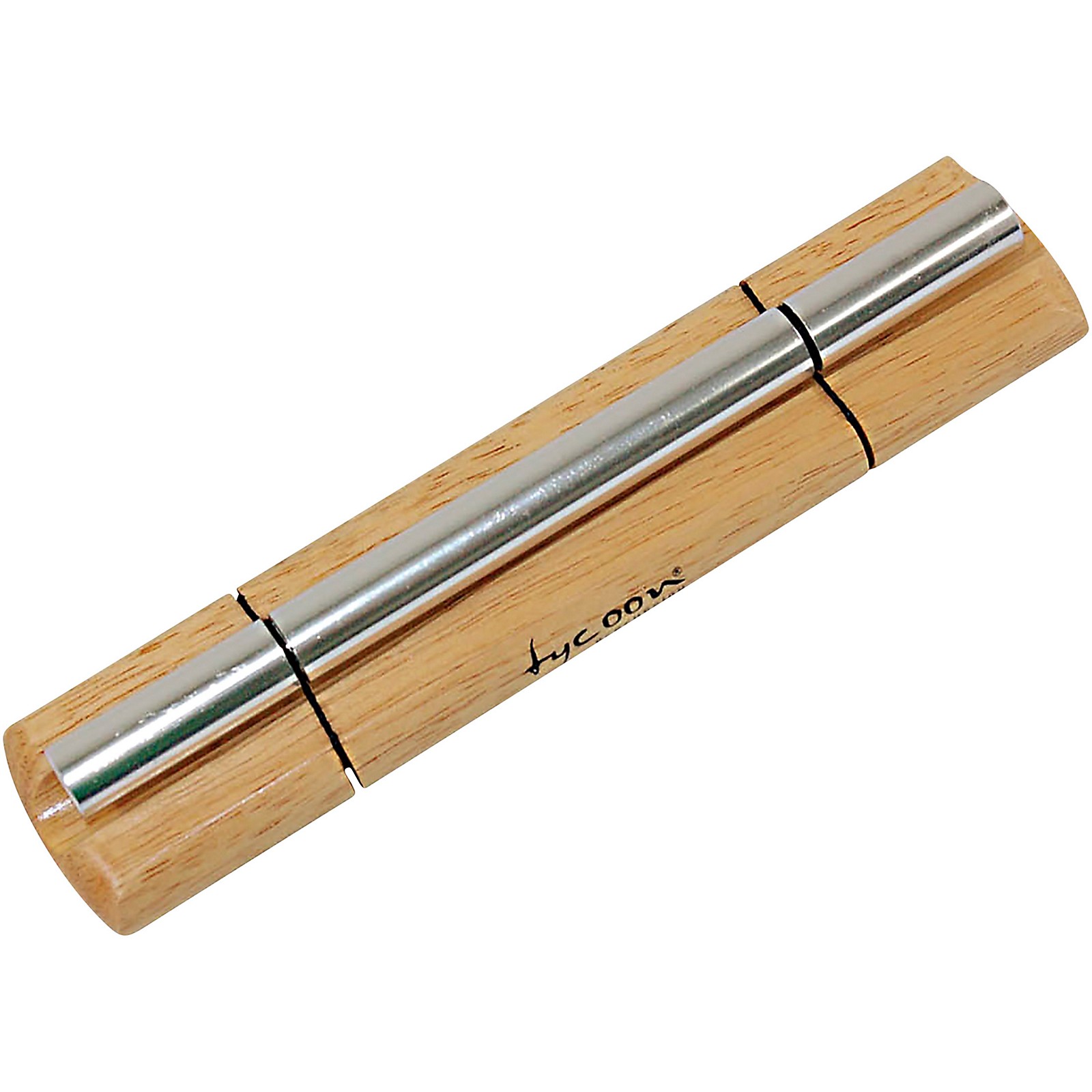Tycoon Percussion Single Chrome Energy Chime on Siam Oak Bar | Guitar ...