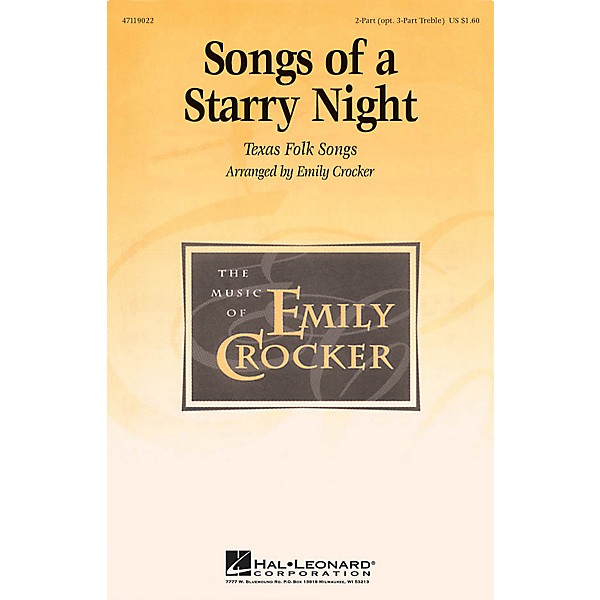 Hal Leonard Songs of a Starry Night (Medley) 2 Part / 3 Part arranged ...