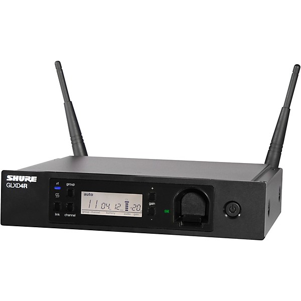Shure GLXD4R Advanced Wireless Rackmountable Receiver Band 1 Black ...