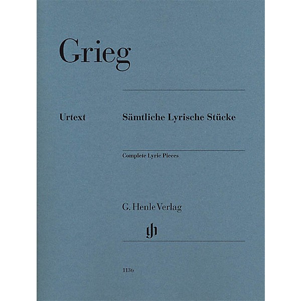 G. Henle Verlag Complete Lyric Pieces Henle Music Folios Series ...