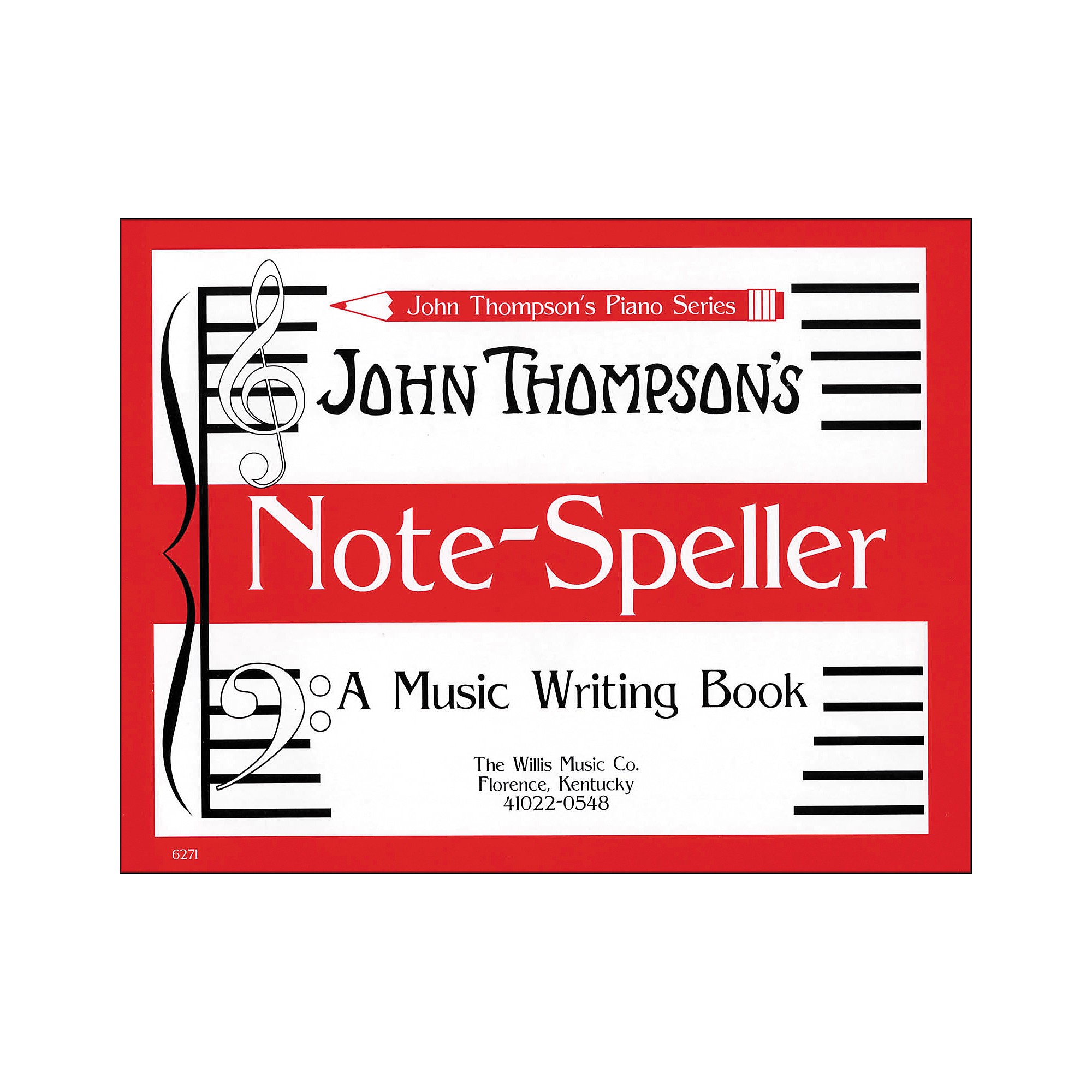 Willis Music John Thompson's Note Speller A Music Writing Book | Guitar ...