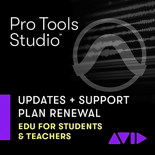 Avid Pro Tools Studio 1-Year Software Updates and Support, Renewal of ...